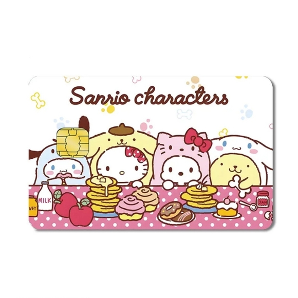 Sanrio | Accessories | 22 Breakfast With Sanrio Credit Card Skin ...